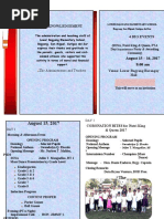 Sample Coronation Night Invitation | PDF