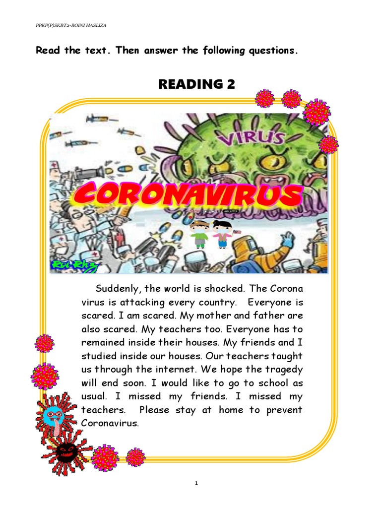 Covid 19 Worksheet Hibiscus Corona | PDF
