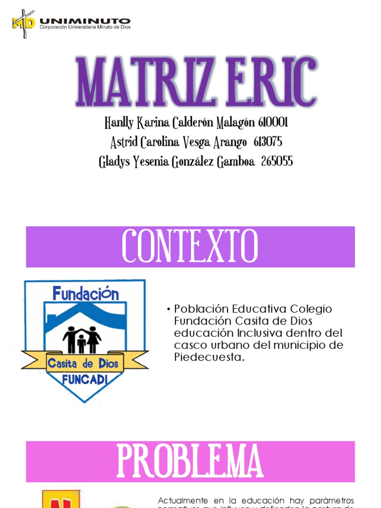 Matriz Eric Enviar | PDF