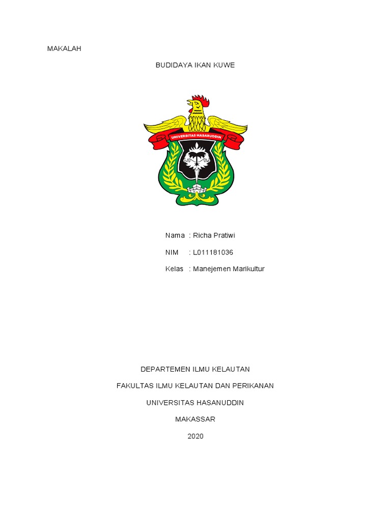 Makalah Ikan Kuwe | PDF