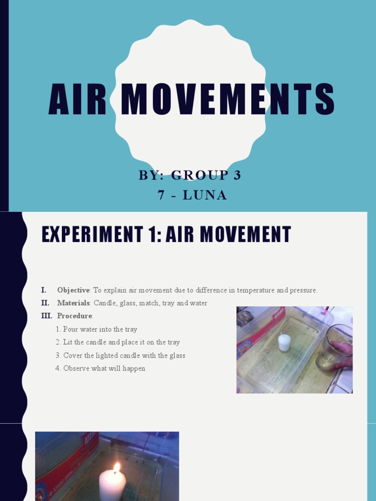 Air Movements: By:Group3 7 - L Una | PDF | Atmosphere Of Earth | Water ...