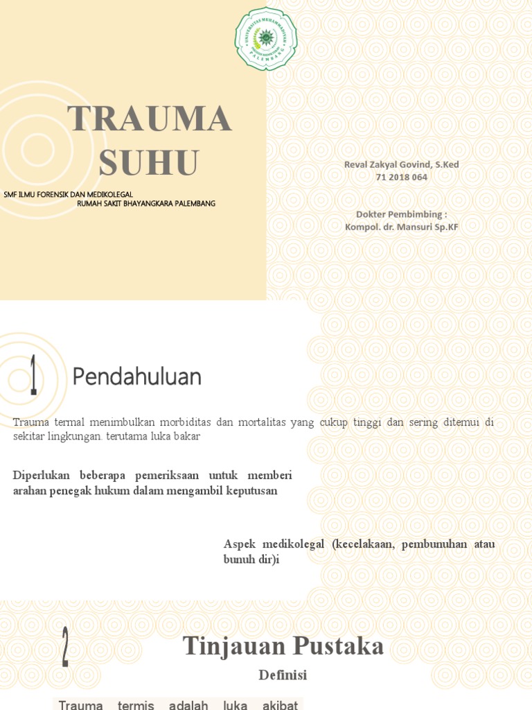 Trauma Suhu | PDF