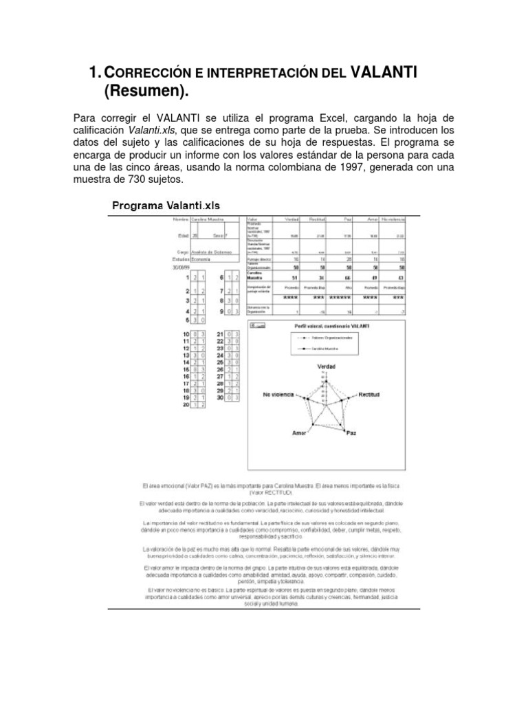 Corrección e Interpretación Del Valanti | PDF