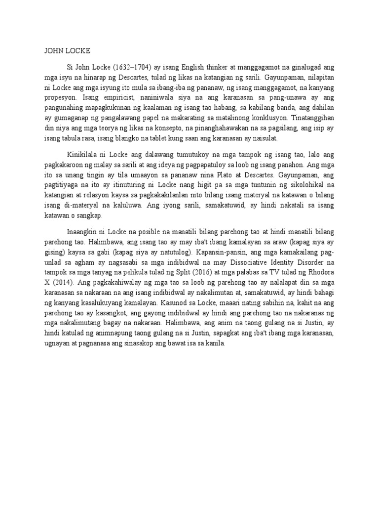 John Locke | PDF