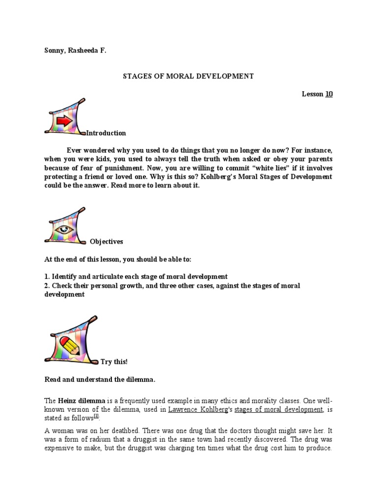 Module On Stages of Moral Development and Reasons of Impartiality | Download Free PDF | Morality ...