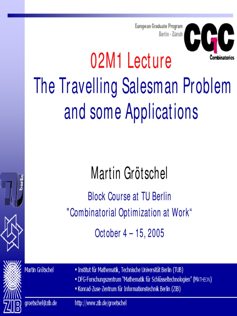 02M1 TSP | Download Free PDF | Computational Complexity Theory | Theoretical Computer Science