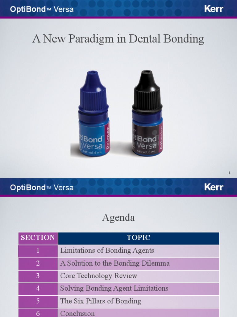 ChicagoRoundtableMeeting - OptiBond VERSA - FINAL | PDF | Dentistry | Mouth