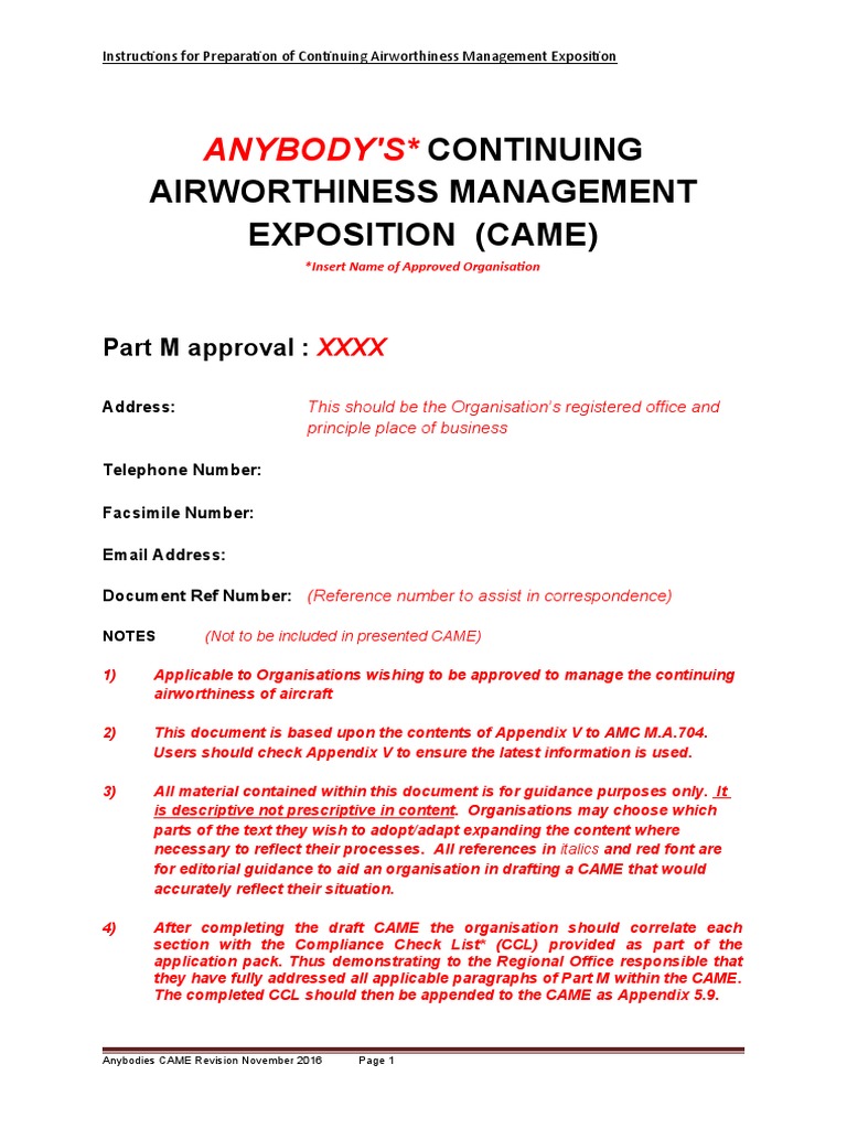 CAME v2 | PDF | Audit | Reliability Engineering