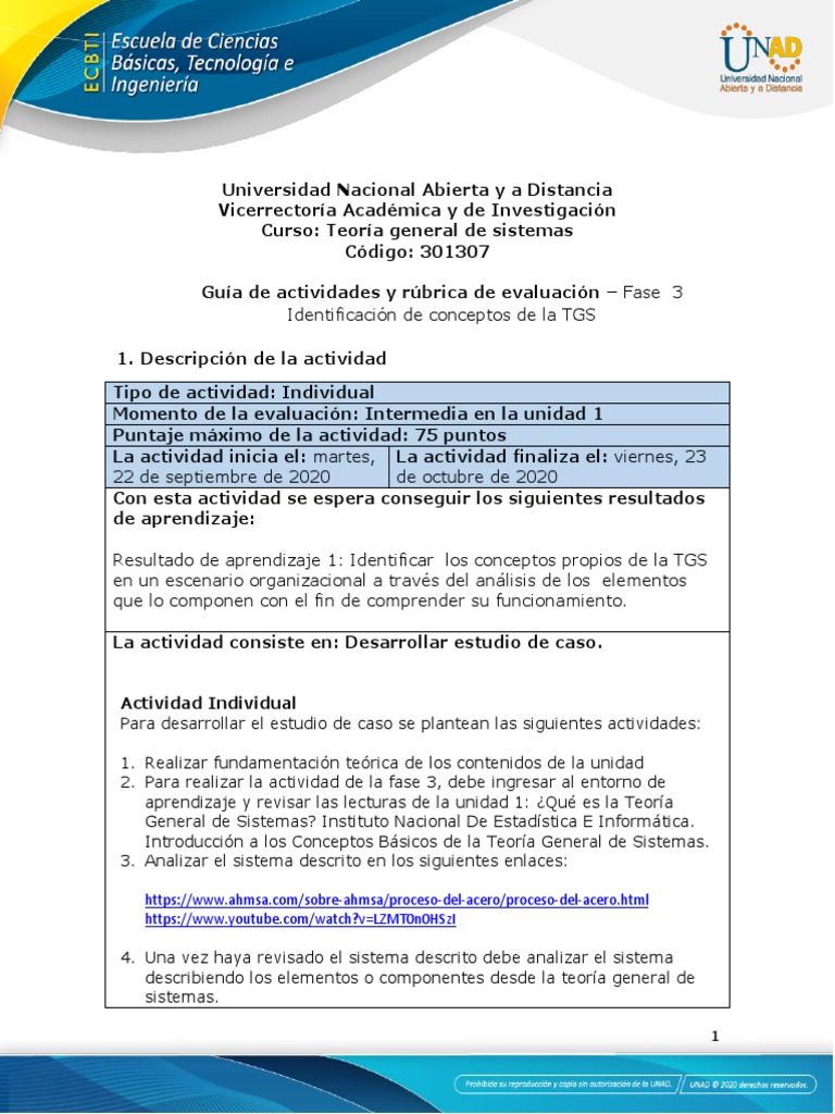 Guia de Actividades y Rúbrica de Evaluación Fase 3 - Identificación de Conceptos de La TGS PDF ...