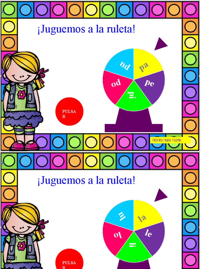RULETA SILABAS CON P, M, S, T, L | PDF | Arte