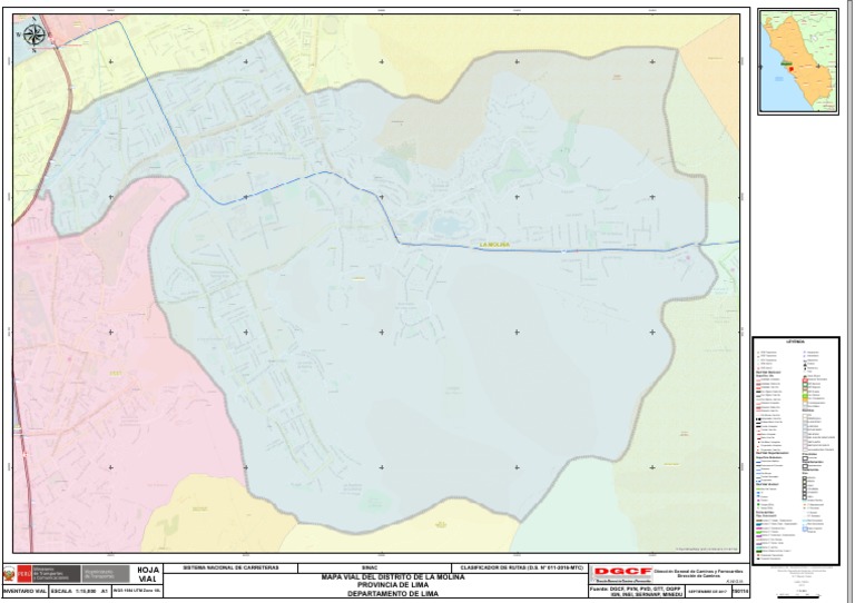 Mapa vialLM - 150114 LA MOLINA | PDF