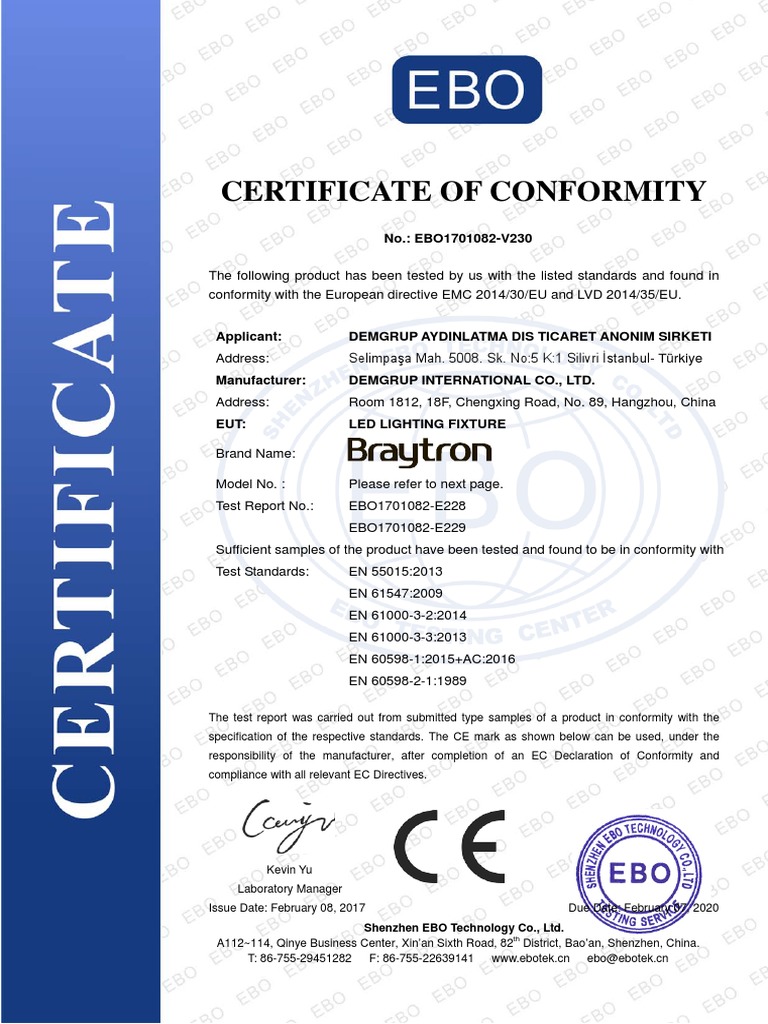 LED Lighting Certification Details | PDF | Consumer Protection | Policy