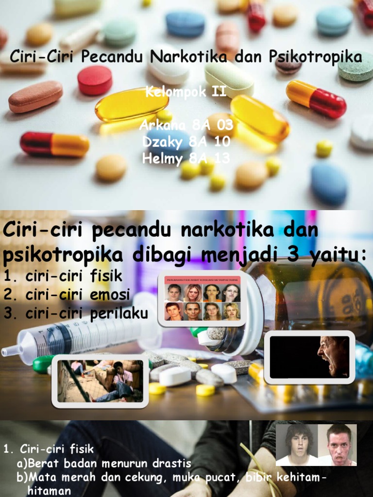 Ciri Pecandu Narkotika Dan Psikotropika | PDF