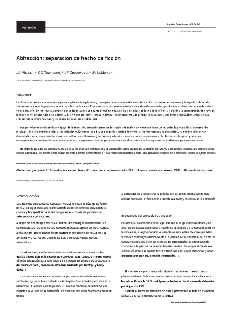 Abfracciones | PDF | Diente | Odontología