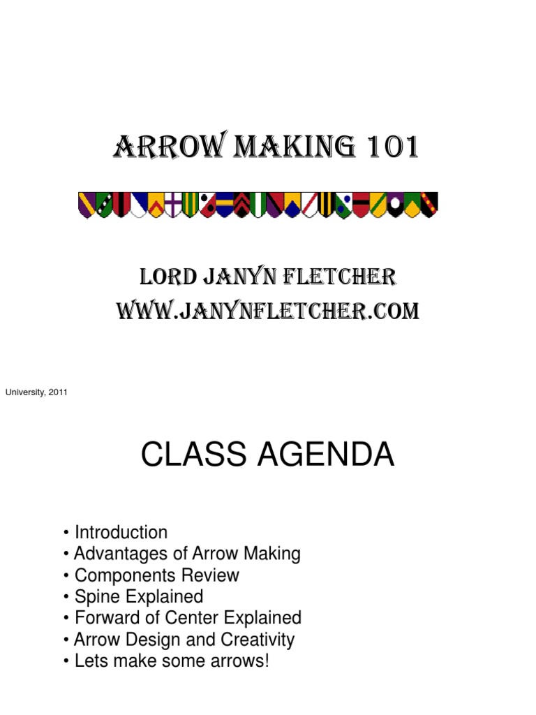 Arrows 101 | PDF | Arrow | Archery