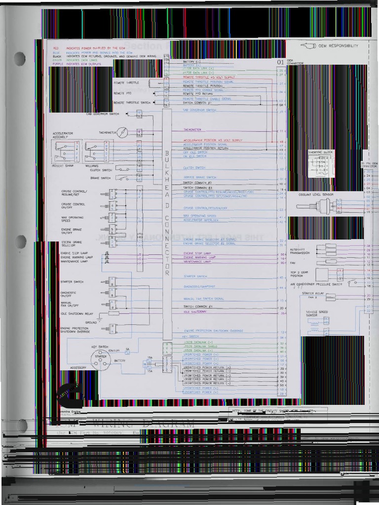 Cummins ISM Engine Wiring Diagram PDF | PDF