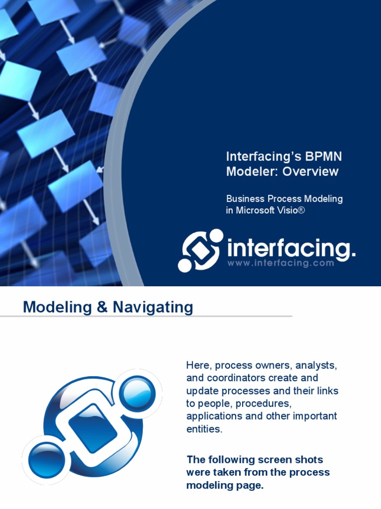 Interfacing's BPMN Modeler: Overview: Business Process Modeling in Microsoft Visio® | PDF ...