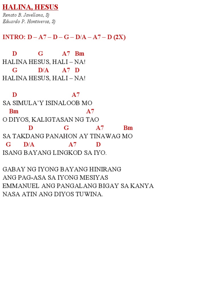 Halina Hesus, Halina | PDF