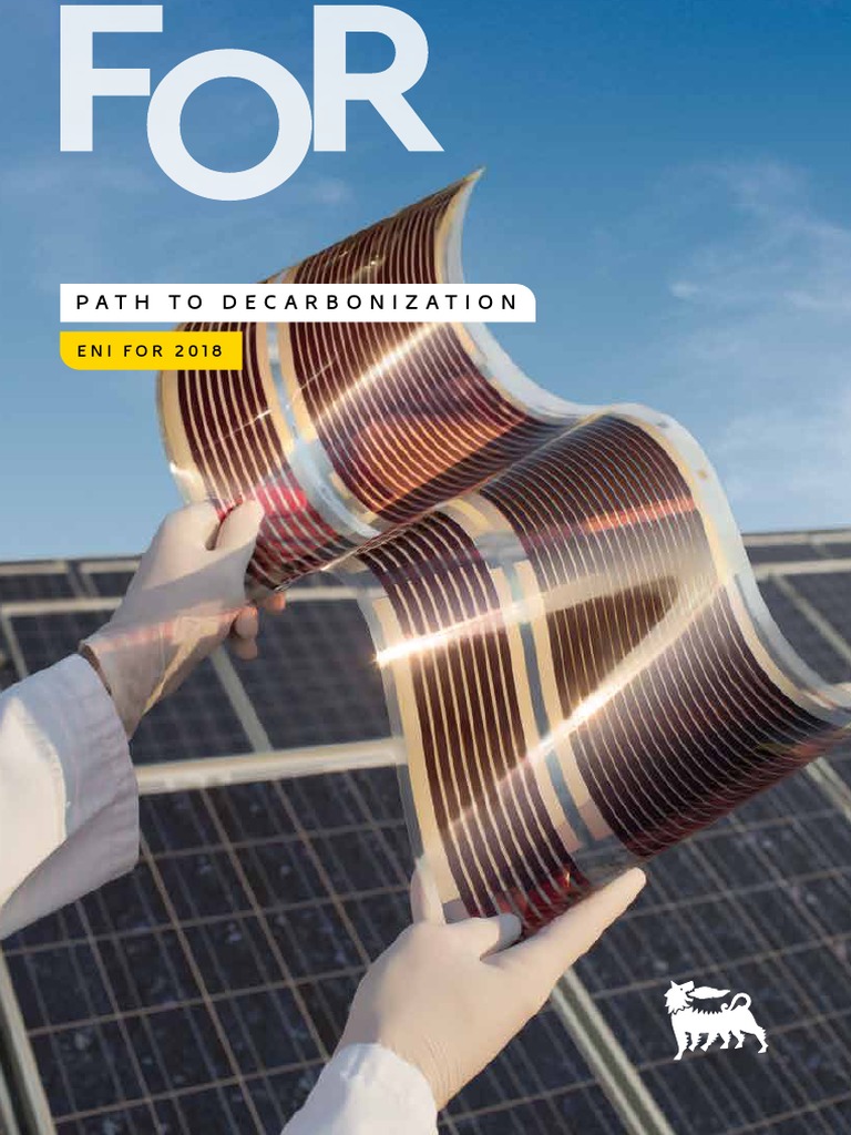 Path To Decarbonization: Eni For 2018 | PDF | Low Carbon Economy ...