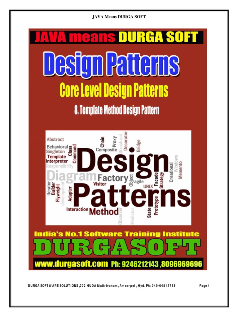 Template Method Design Pattern | Download Free PDF | Inheritance (Object Oriented Programming ...