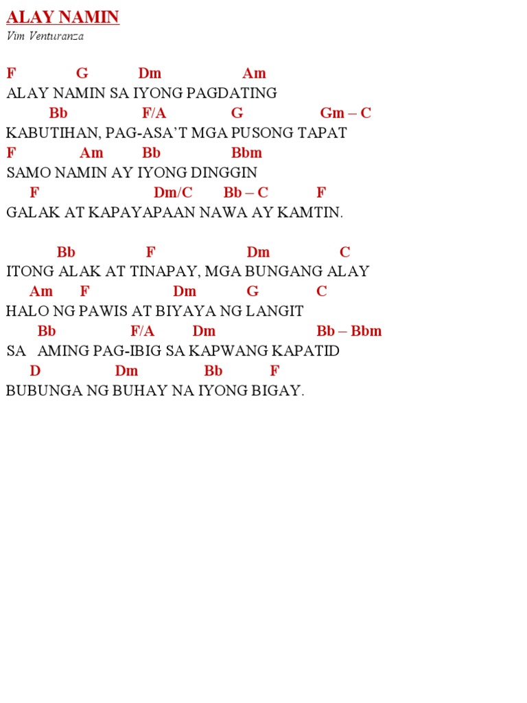 Alay Namin | PDF