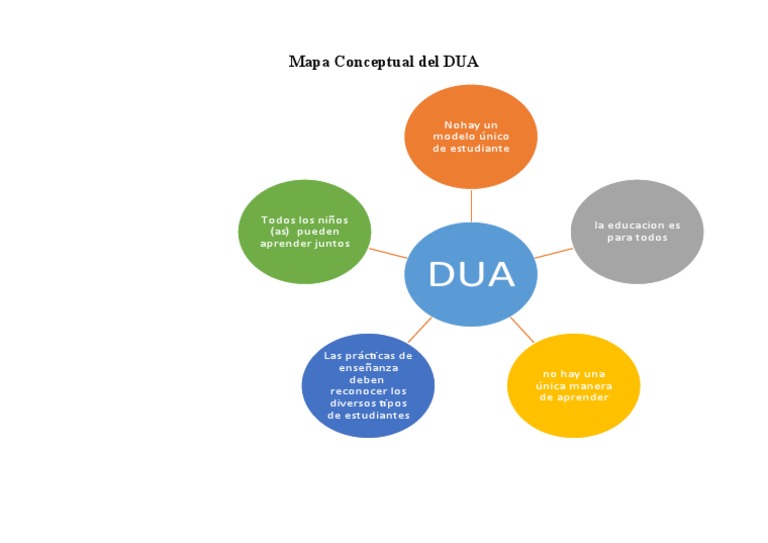 Mapa Conceptual Del DUA | PDF