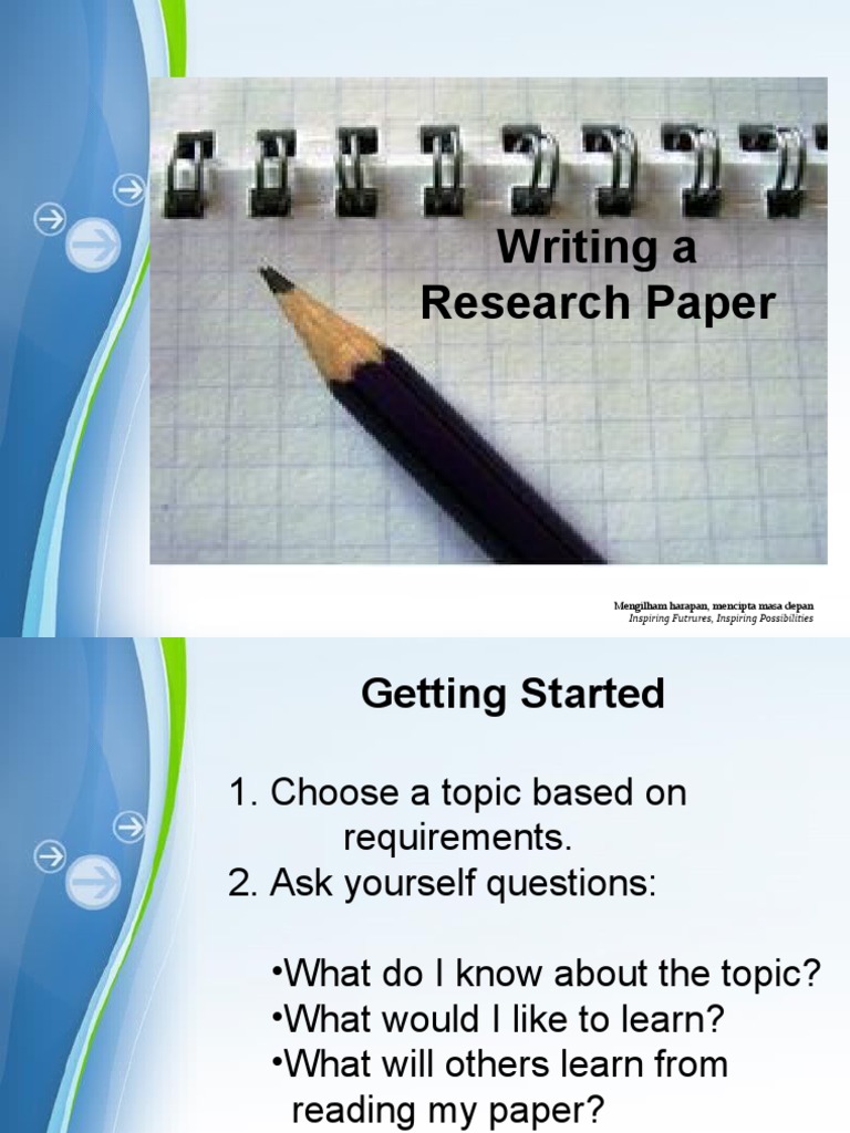 Writing A Research Paper: Powerpoint Templates | PDF | Microsoft Power ...
