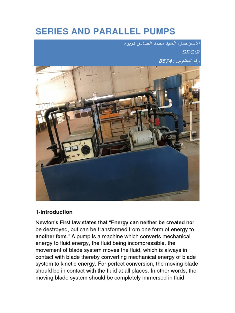 Pumps Report | PDF | Pump | Turbomachinery