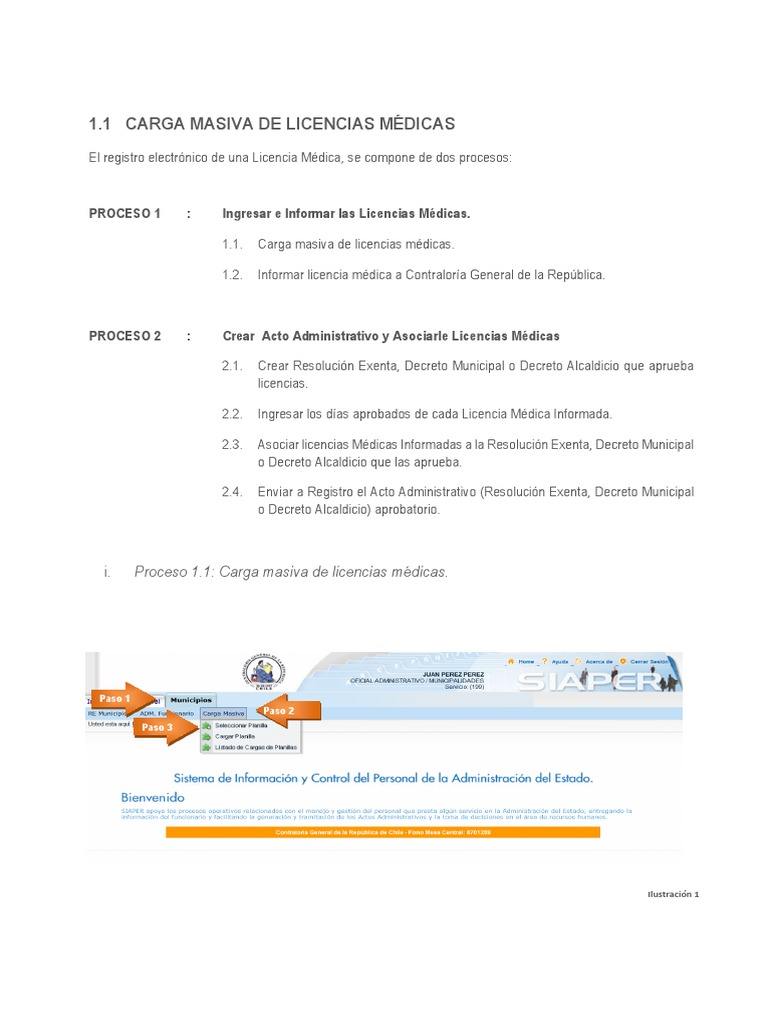 Siaper Contraloria Manual | PDF | Menú (Computación) | Archivo de ...