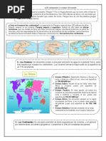 América Central Continental para Cuarto Grado de Primaria | PDF ...