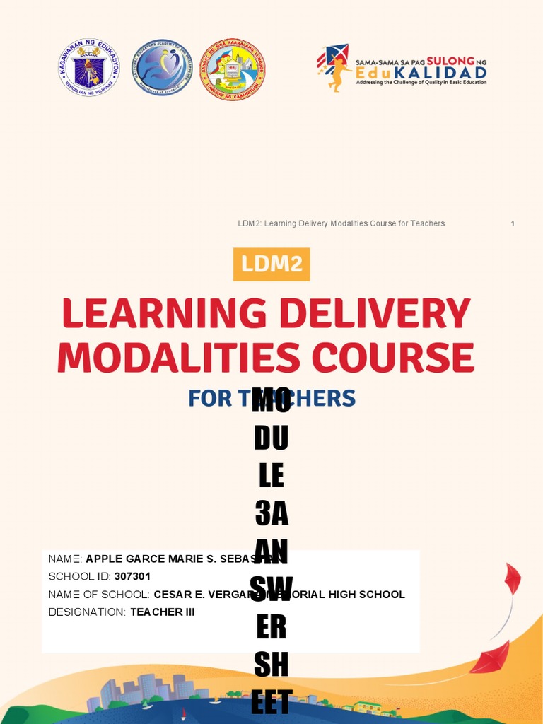 LDM MODULE 3a | PDF | Educational Assessment | Teachers