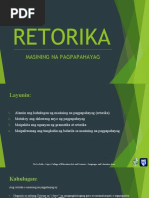 Modyul 1 Ang Retorika Kahulugan at Kahalagahan | PDF