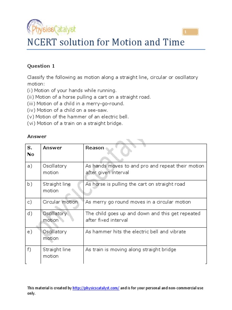 NCERT - Class7 Motion and Time | PDF | Speed | Pendulum