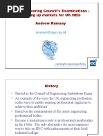 Comparison Table For Engtech Ieng and Ceng Standards With Examples of ...