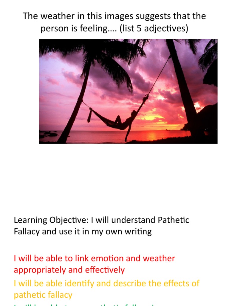 Understanding and Using Pathetic Fallacy | PDF