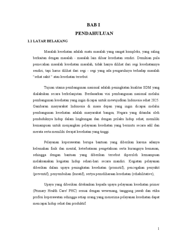 Isu Tren Keperawatan Komunitas | PDF