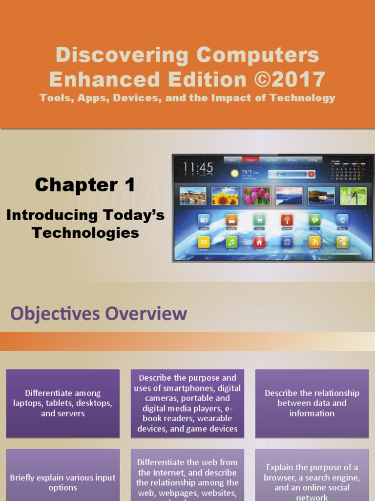 Discovering Computers Enhanced Edition ©2017: Introducing Today's ...