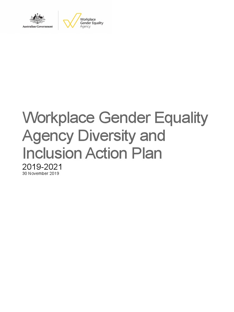 Workplace Gender Equality Agency Diversity and Inclusion Action Plan ...