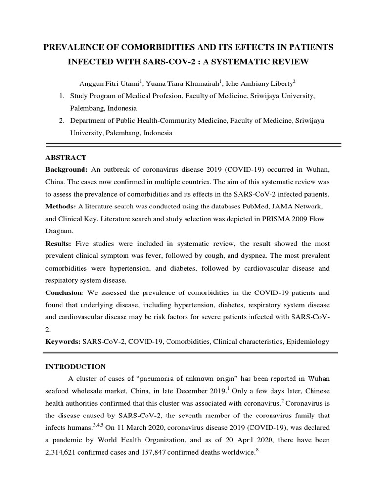 Anggun Fitri Utami - 04054822022012 PDF | PDF | Comorbidity | Inflammation