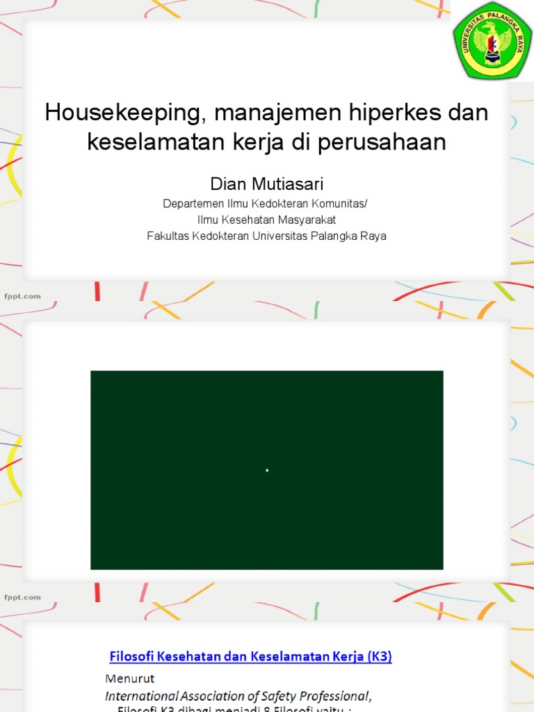 Modul K3 - Housekeeping, Manajemen Hiperkes Dan Keselamatan Kerja Di Perusahaan | PDF