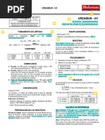 CALCULO DE UREA A PARTIR DE BUN y de BUN A PARTIR DE UREA | PDF