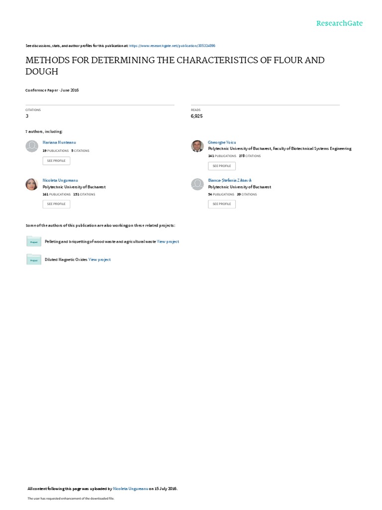 Determining Flour and Dough Characteristics Through Rheological Testing ...
