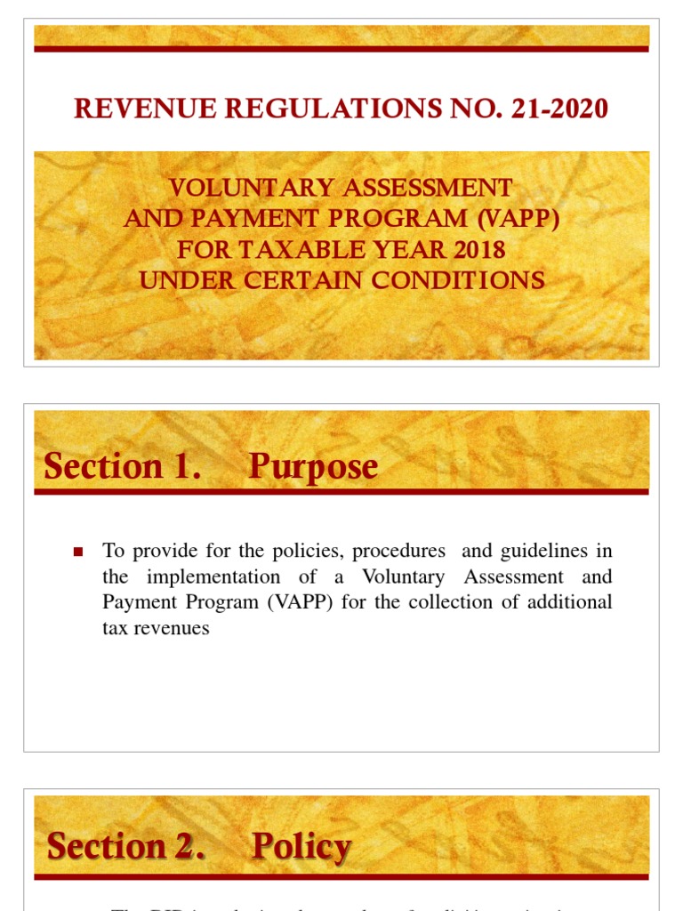 Vapp RR - No. - 21-2020 - Vapp | PDF | Tax Refund | Taxes