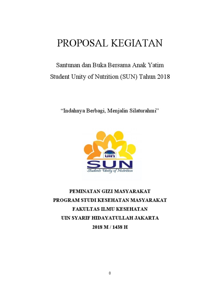 Proposal Acara Bukber | PDF