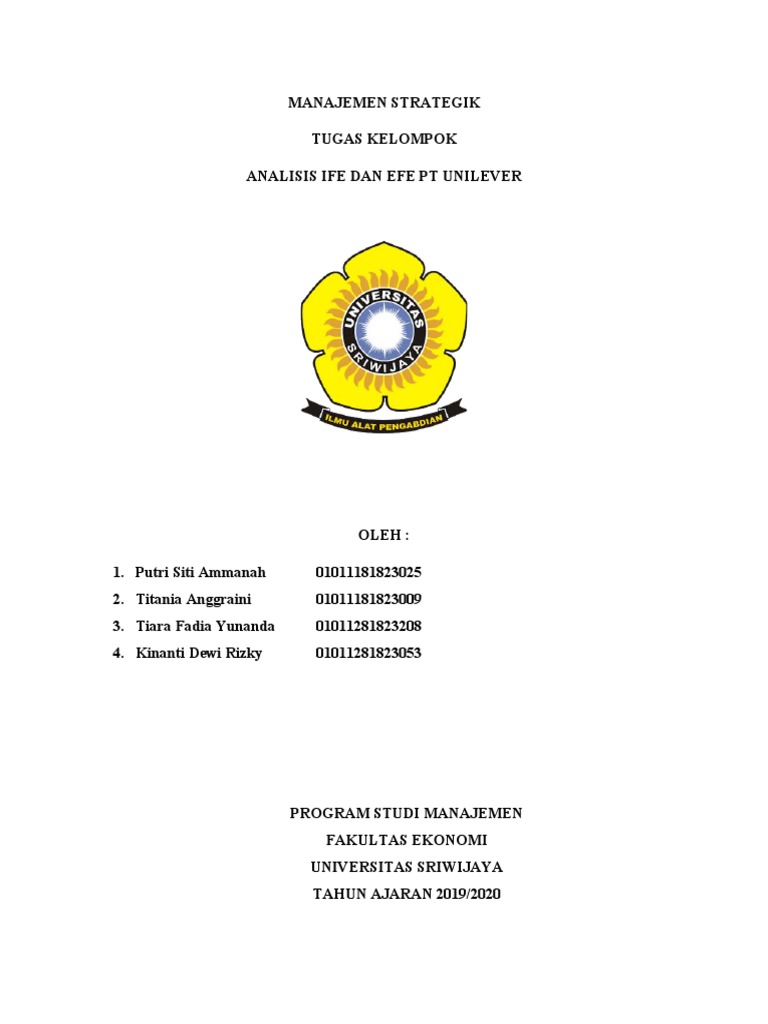 Analisis IFE DAN EFE | PDF