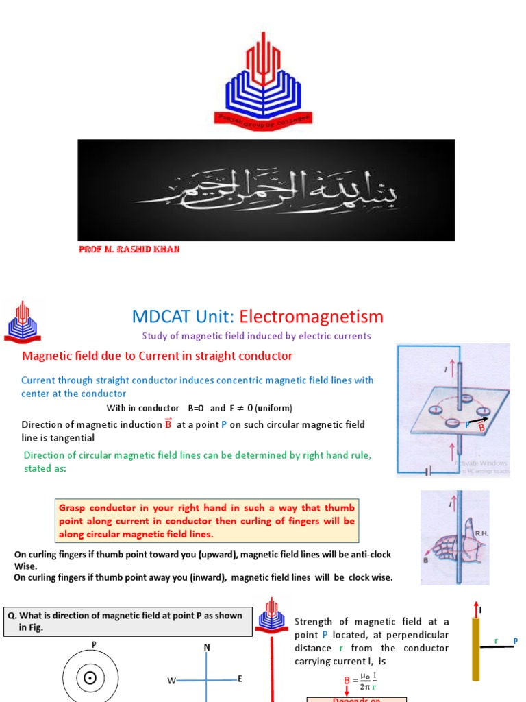Electromagnetism: Magnetic Fields Explained | PDF | Magnetic Field ...