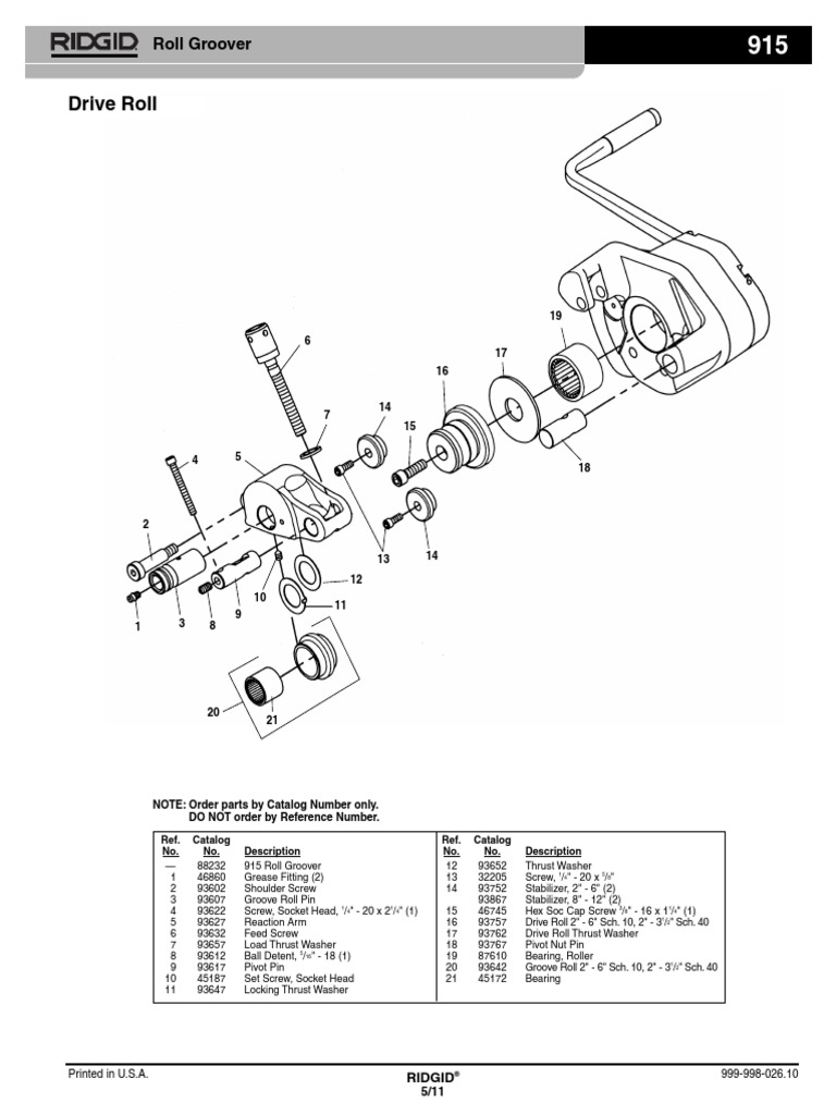 915 Parts | PDF | Screw | Bearing (Mechanical)