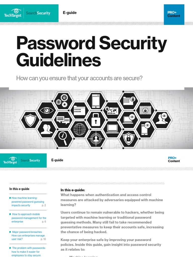 Password Security Guidelines: How Can You Ensure That Your Accounts Are ...