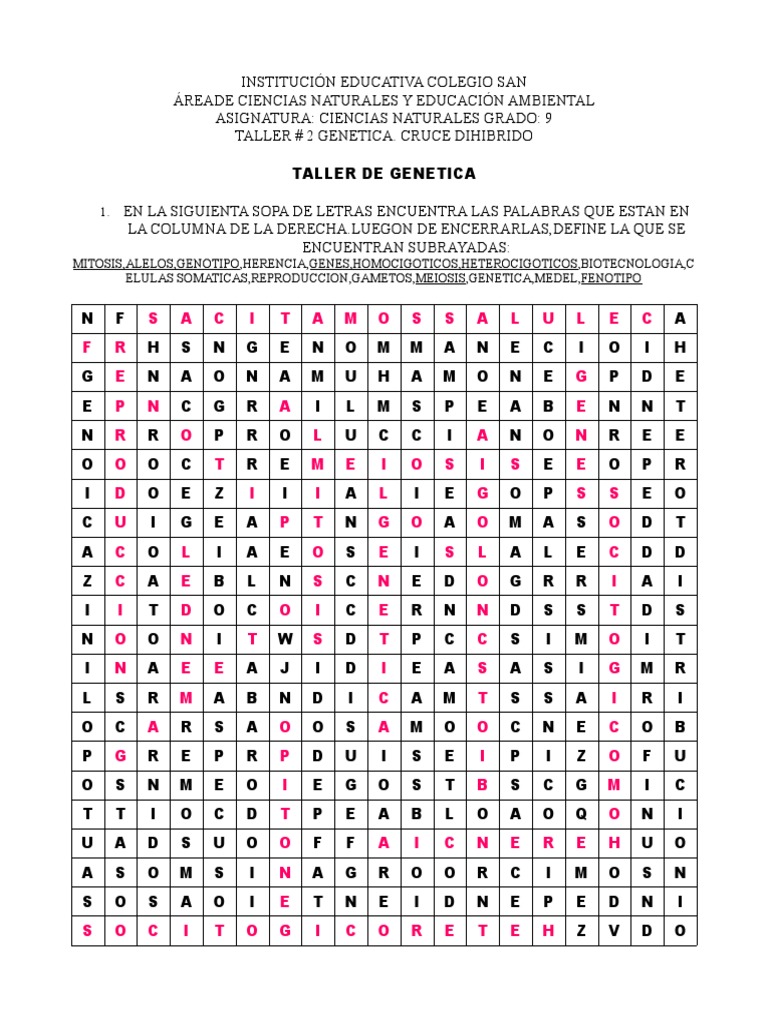 Cruce Dihibrido 13 | PDF | Dominancia (Genética) | Genética
