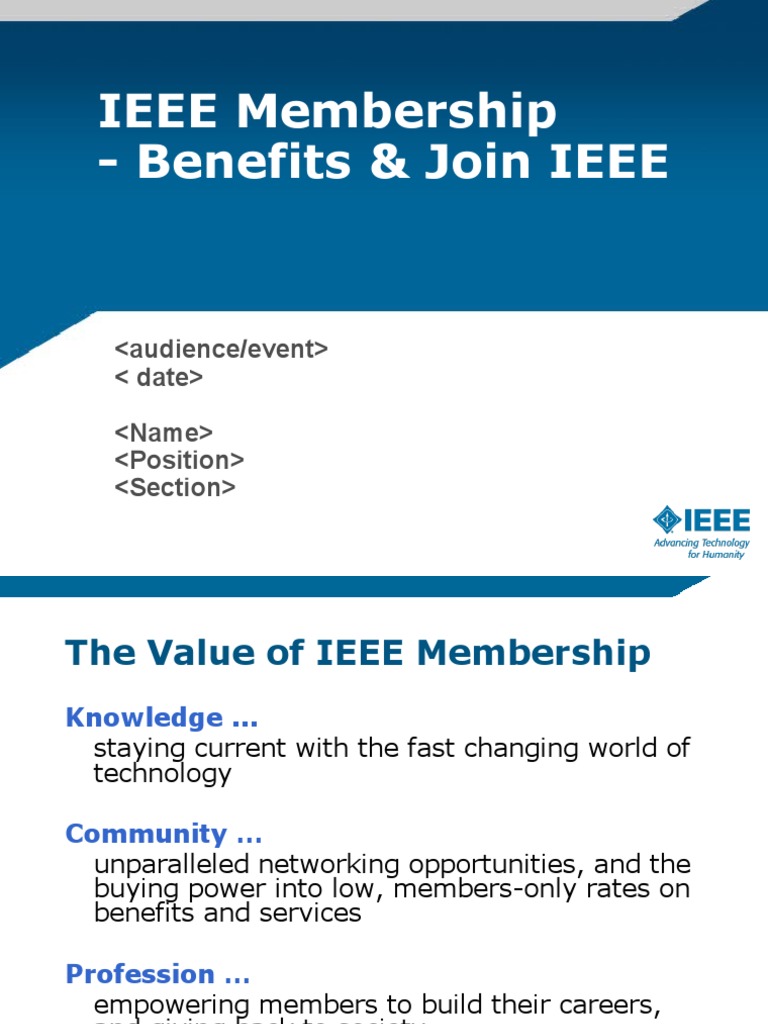 2 - Benefits of IEEE Membership and Join IEEE | PDF | Institute Of ...